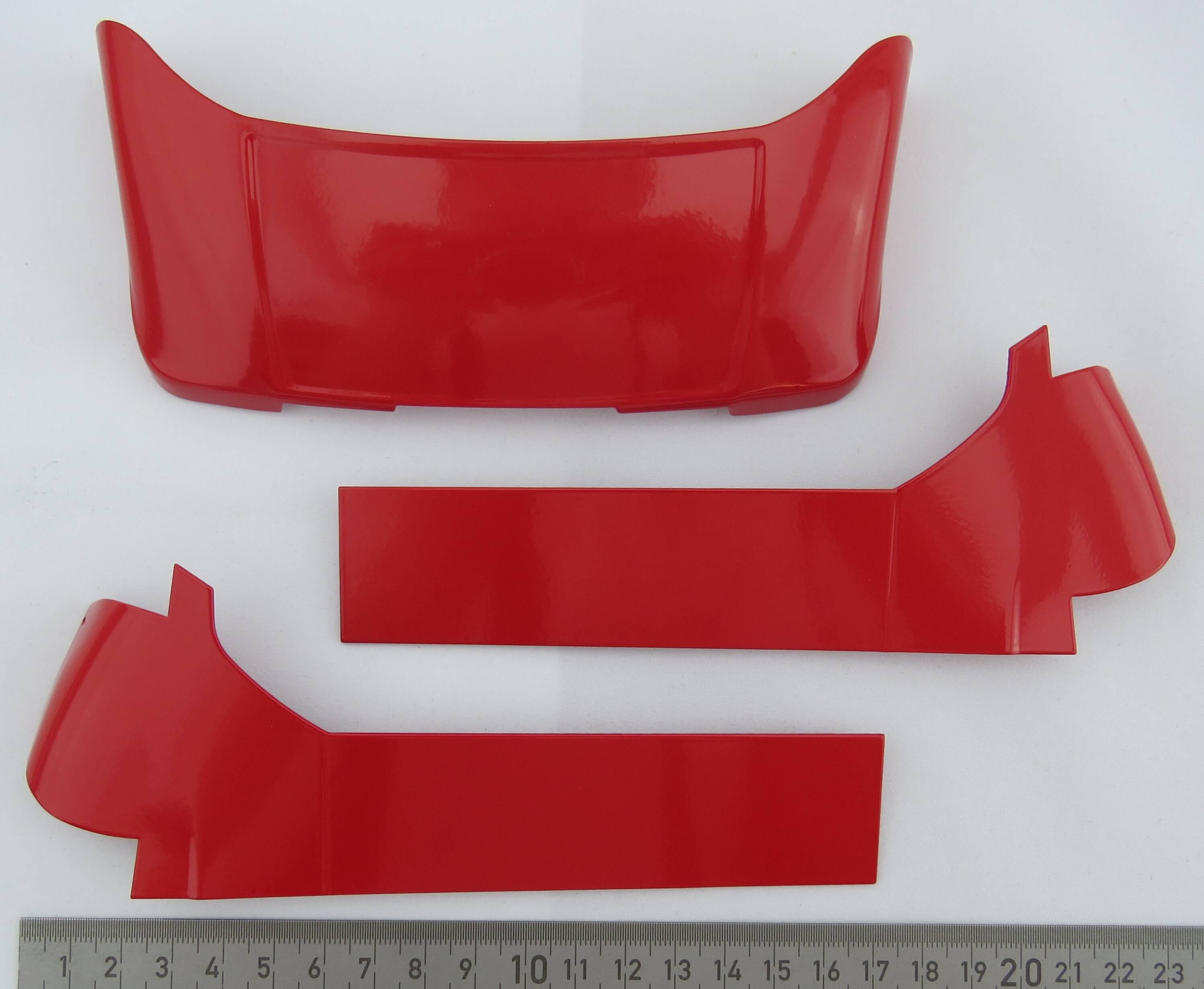 SCANIA roof rafters + wind deflector CR19, red (803) | 4825
