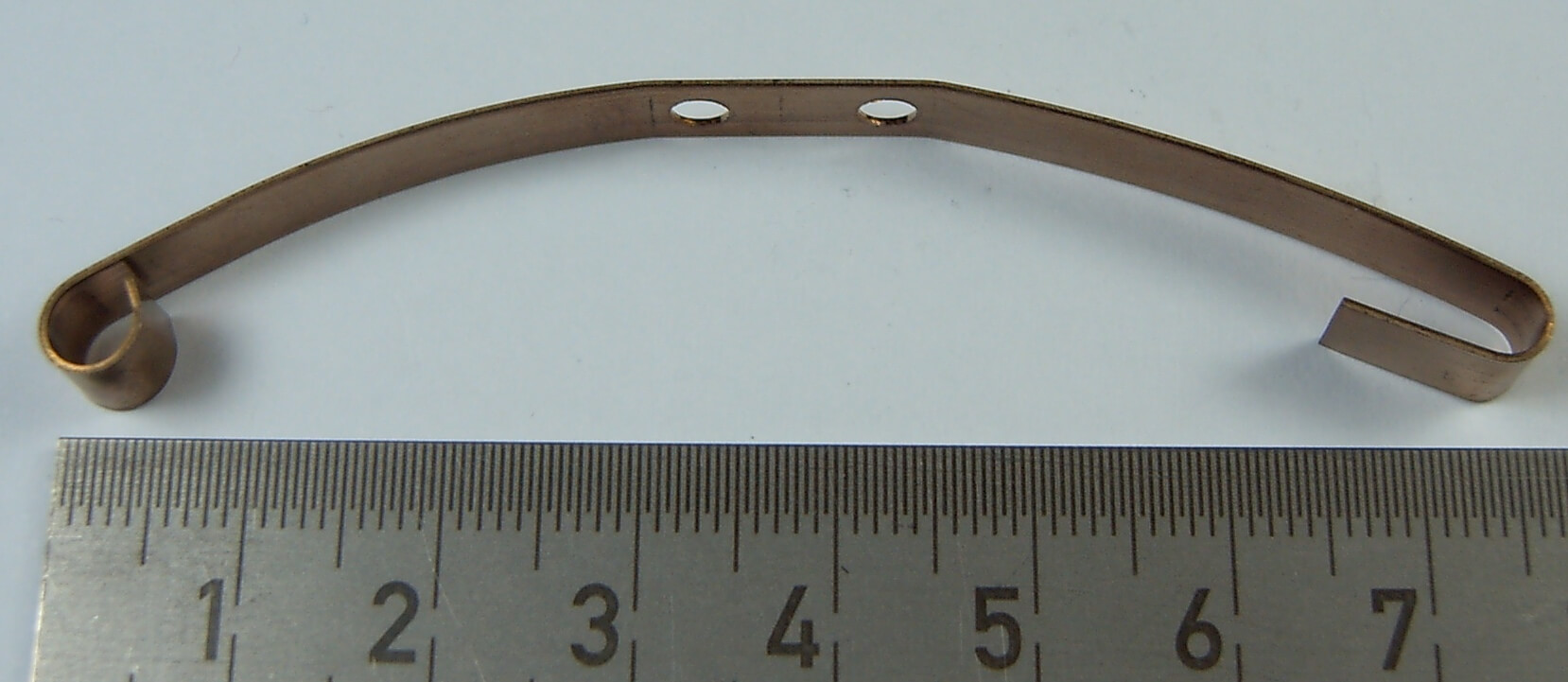 obere Lage Blattfeder (lang, 70mm). 6mm breit, ca. 70mm | 7382
