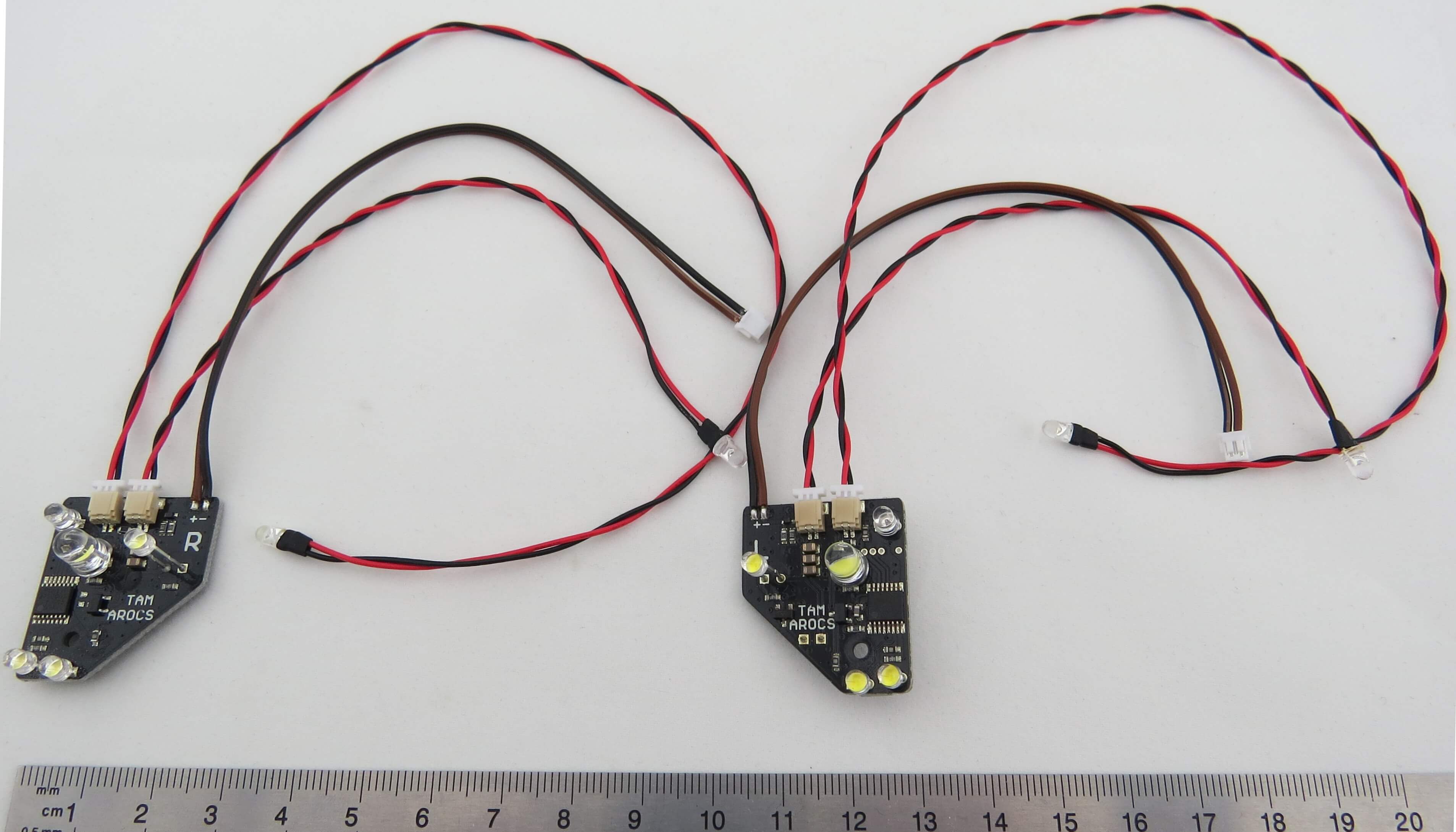 Front headlight circuit boards (pair) for AROCS by Tamiya | 11057