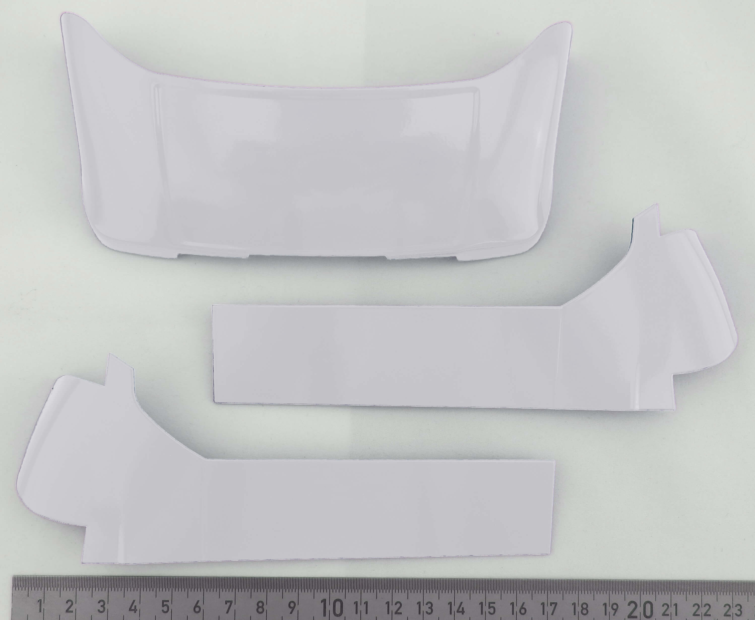 SCANIA roof splitter + wind deflector CR19, white (801) | 4823