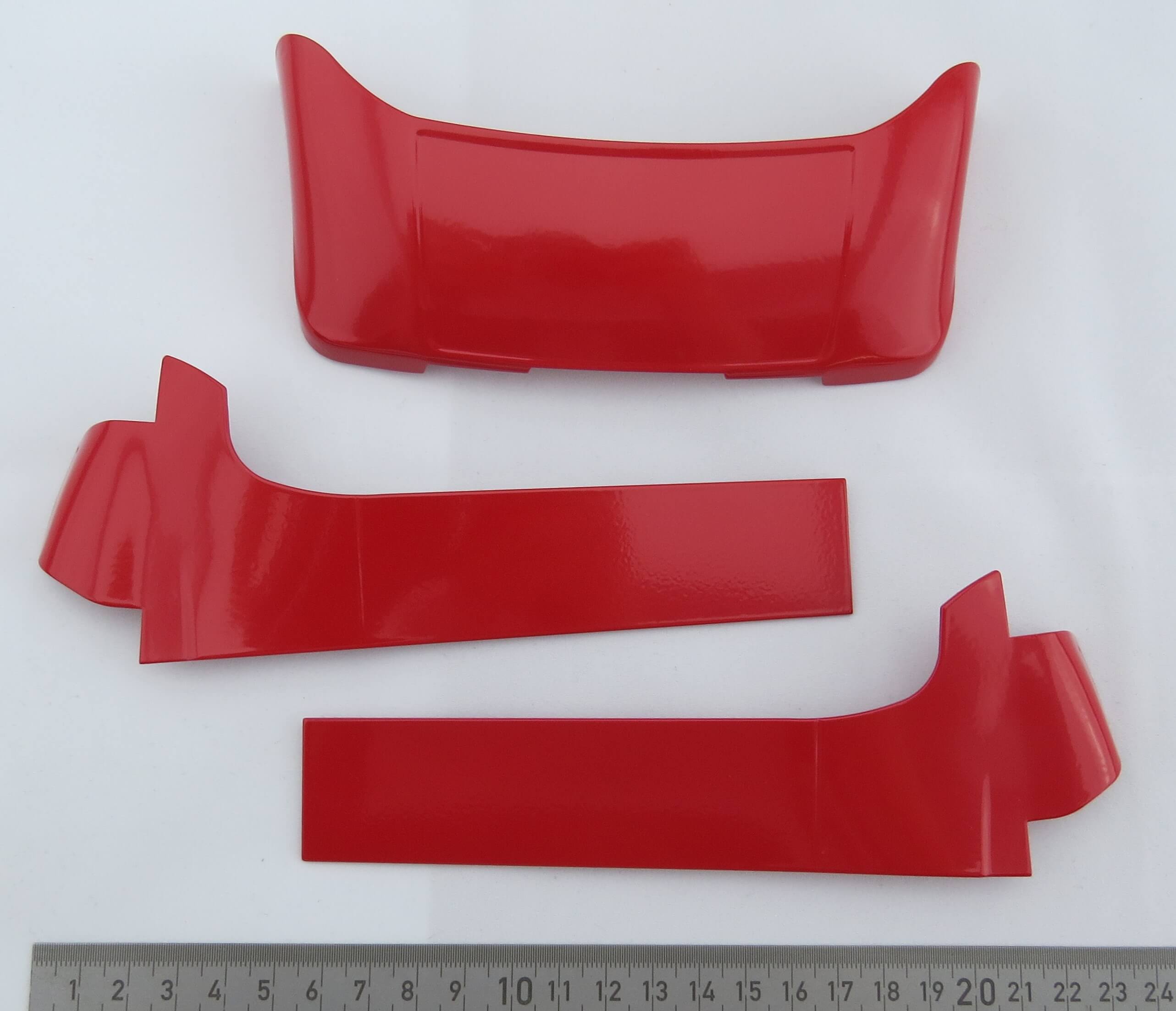 SCANIA roof spoiler+wind deflector HIGHLINE, red. (825) | 4835