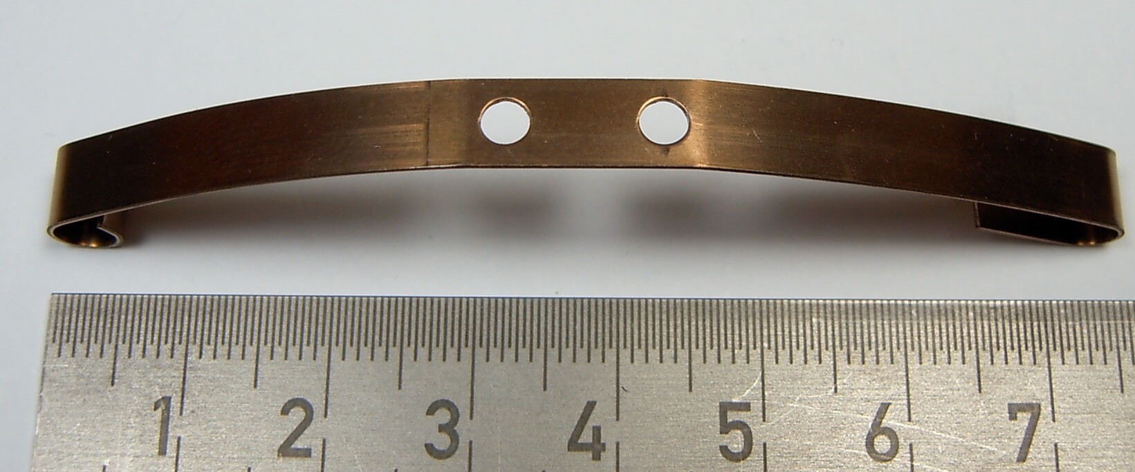 obere Lage Blattfeder (lang, 70mm). 6mm breit, ca. 70mm | 7382