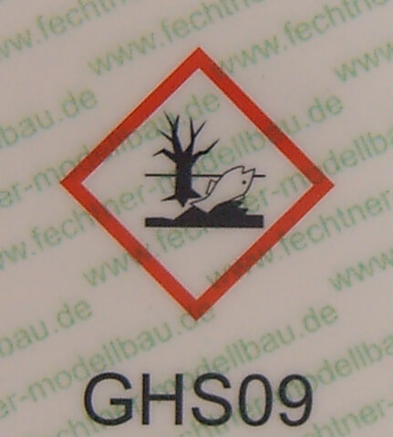 printed dangerous goods labels (WDC scale) GHS09 according to | 7238