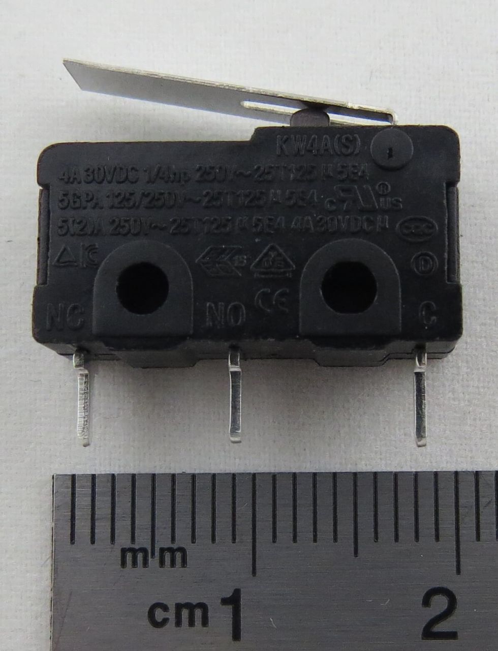 1 micro switch 3-pole. Changeover switch. As limit switch | 6344