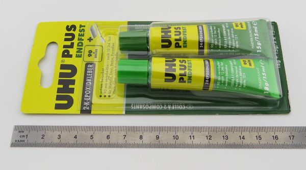UHU plus endfest epoxy resin adhesive 1x 33gr. pack. | 10266