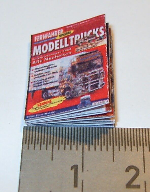 Magazine miniature "Fernfahrer", par exemple pour le design | 3112