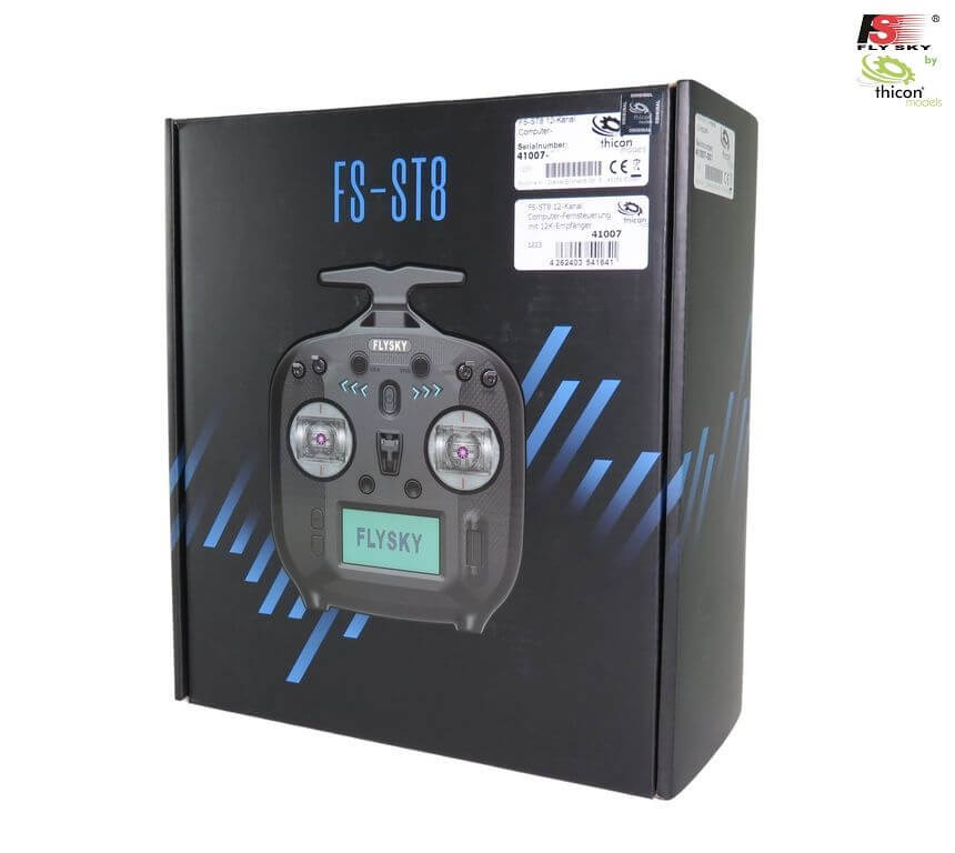 FS-ST8 12-Kanal Computer-Fernsteuerung mit 12K-Empfänger | 13546