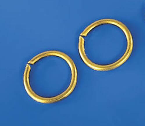Messing ringen 5mm. Buitendiameter: ca. 5 mm | 10923